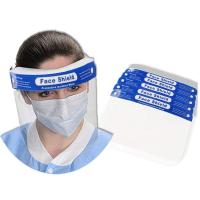China Wholesale Plastic PET Production Face Mask Against Virus Clear Face Shield for sale