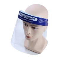 China Wholesale Plastic PET Production Face Mask Against Virus Clear Face Shield for sale