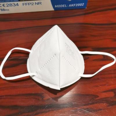 China Runbo Brand Earloop FFP2 Dust Mask / Multi Layer N95 Pollution Mask Reusable for sale