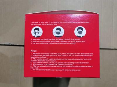 China Virus / Pollution Protection 50 Pcs Hypoallergenic Face Mask for sale