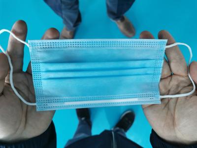 China Ultrasonic Welding Medical 95% Disposable Face Mask for sale