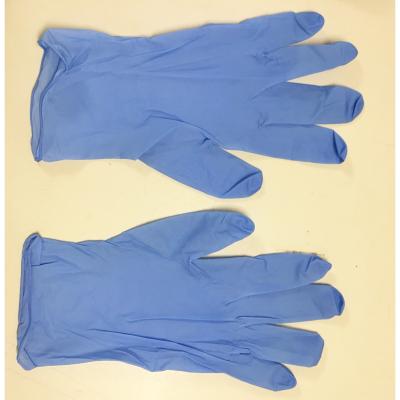 China Biodegradable Powder Free CE Long Cuff Nitrile Gloves for sale