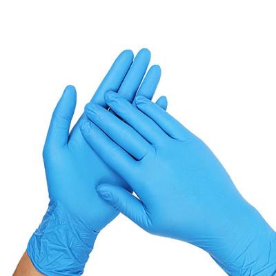China Long Cuff Oilproof 2.5g Medical Disposable Nitrile Gloves for sale