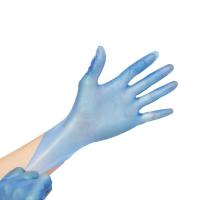 China Medical Examination Blue 4.5g Disposable PVC Gloves for sale