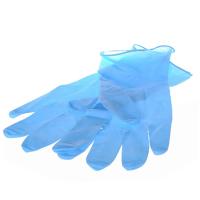 China Medical Examination Blue 4.5g Disposable PVC Gloves for sale