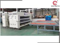 China Semi Auto 2 Color Flexo Printer Slotter Machine Chain Feeding KC-L 1630 for sale