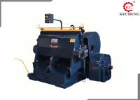 China Cardboard Platen Die Cutting Creasing Machine / Cardboard Box Die Cutting Machine for sale