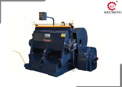 China Cardboard Platen Die Cutting Creasing Machine / Cardboard Box Die Cutting Machine for sale