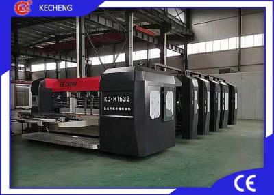 China Water Ink Printer Slotter Die Cutter Stacker Machine Automatic 4 Color for sale