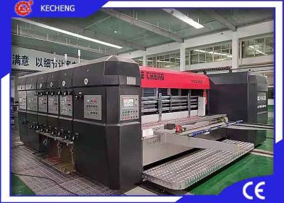 China 4 Color Flexo Printer Slotter / Corrugated Carton Flexo Printing Machine Top Printing for sale