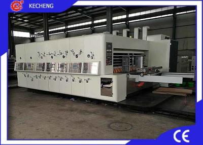 China 1628 Flexo Printer Slotter Lead Edge Feeding / Four Colour Flexo Printing Machine for sale