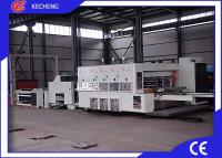 China Auto Feeding  Cutting Carton Printing Machine / Flexo Printing Slotting Machine for sale