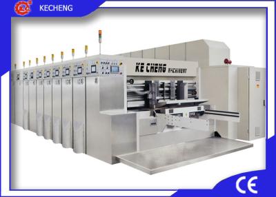 China 6 Color Hd Flexo Printing Slotting Machine Water Ink High Defination for sale