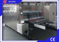 China Vacuum Transfer Printer Slotter Die Cutter / Flexographic Box Printing Machine for sale