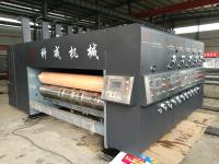China Automatic Printer Slotter Die Cutter / Four Colour Flexo Printing Machine for sale