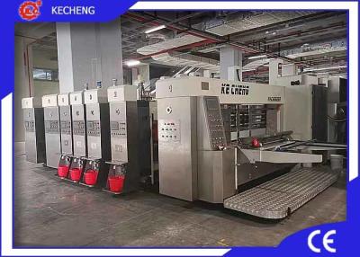 China Corrugated Carton Box Flexo Printing And Die Cutting Machine Auto Roller Transfer Computer Control for sale