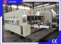 China Four Color Printer Slotter Machine / Flexo Corrugated Machine Cardboard Top Printing for sale