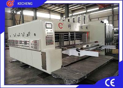 China Four Color Printer Slotter Machine / Flexo Corrugated Machine Cardboard Top Printing for sale