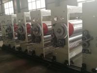 China Four Color Printer Slotter Machine / Flexo Corrugated Machine Cardboard Top Printing for sale