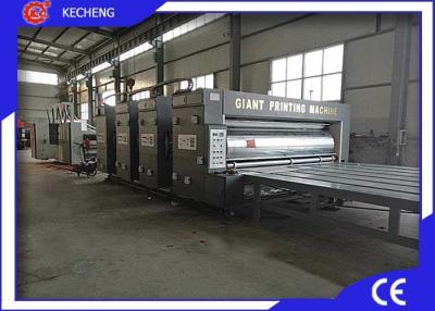 China Three Color Corrugated Carton Flexo Printing Machine 2045 Jinbo Chain Feeding for sale