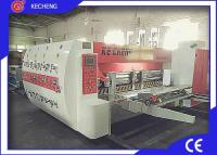 China Water Ink Corrugated Carton Flexo Printing Machine Lead Edge Feeding for sale