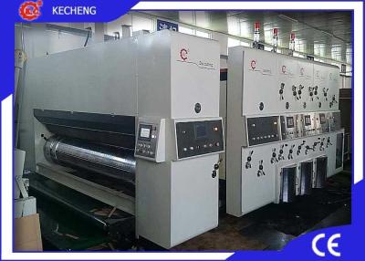 China High Speed 4 Color Flexo Printer Slotter Die Cutter Machine With Stacker CE Certification for sale
