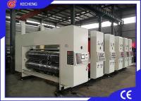 China High Speed Printer Slotter Die Cutter / 4 Color Computer Controlled Die Cutter for sale