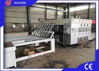 China High Speed Flexographic Box Printing Machine 3 Color 1 - 12mm Cardboard Thickness for sale