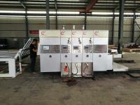 China High Speed Flexographic Box Printing Machine 3 Color 1 - 12mm Cardboard Thickness for sale