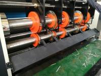 China 4 Color Corrugated Flexo Printing Machine With Lead Edge Feeder Water Ink for sale