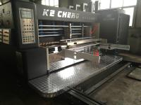 China 4 Color Corrugated Flexo Printing Machine With Lead Edge Feeder Water Ink for sale