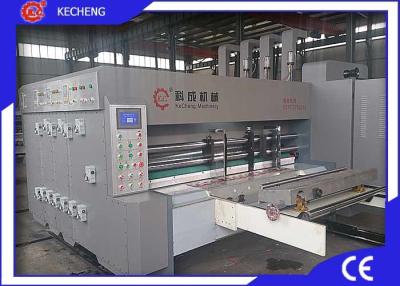 China Lead Edge Feeder Flexo Printing And Die Cutting Machine 600*1900 - 1600*2900mm for sale
