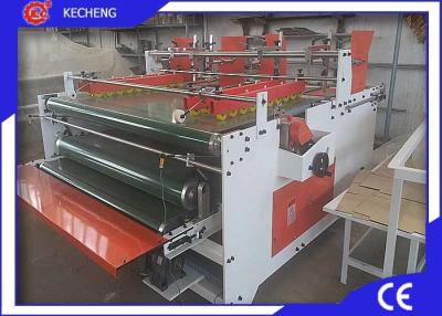 China Semi Auto Carton Folder Gluer Manual Control Double Glue Heads 4 6 Points for sale