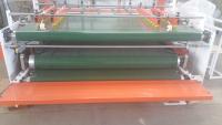 China Semi Auto Carton Folder Gluer Manual Control Double Glue Heads 4 6 Points for sale