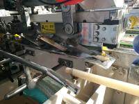 China Automatic Carton Box Stitching Machine Without Fish Tail Eight Servo High Speed for sale