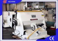 China Cardboard Flat Die Cutting Creasing Machine for sale