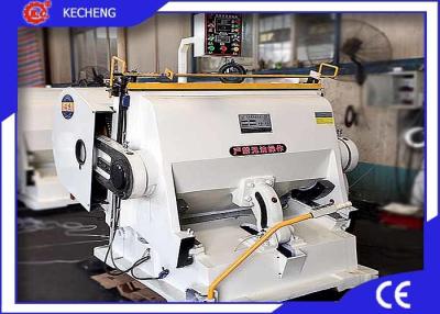 China Cardboard Flat Die Cutting Creasing Machine for sale
