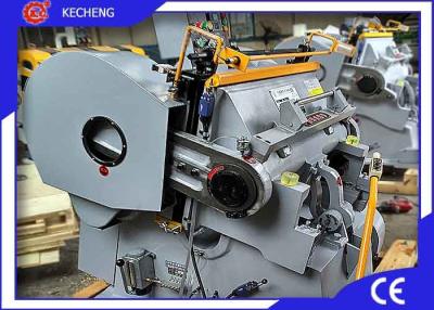 China Flatbed Paper board Die Cutting Creasing Machine Manual Feeding Four Security Parts for sale