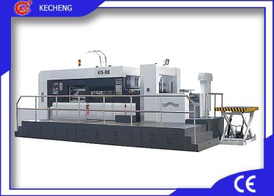 China Automatic Paperboard Die Cutting Creasing Machine with Stripping High Speed for sale