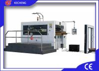 China Semi Auto Flatbed Die Cutting Creasing Machine / Paperboard Flat Bed Die Cutting Machine for sale
