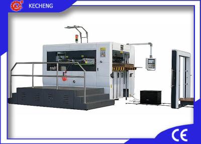 China Semi Auto Flatbed Die Cutting Creasing Machine / Paperboard Flat Bed Die Cutting Machine for sale