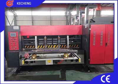 China 2 Color Flexographic Box Printing Machine 920 Lead Edge Feeder Standard Speed for sale
