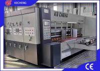 China Three Color Flexo Printer Slotter Machine / High Speed Die Cutting Machine for sale