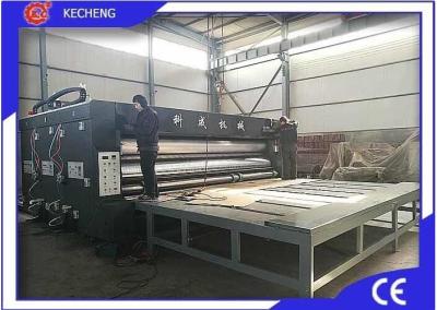 China 2250 Chain Feeding Printer Slotter Die CutterSemi Auto 2 Color for sale