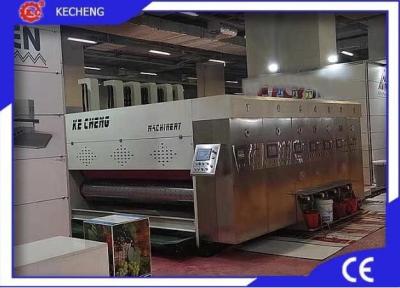 China Corrugated Carton Printing Machine Flexo Die Cutting for sale