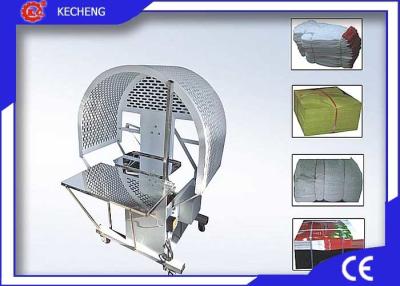 China Manual Control Bundle Tying Machine / Carton Strapping Machine 450mm Max Stacking for sale