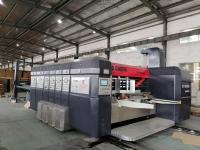 China Slotting Die Cutting 800*1900mm Top Printing Printer Gluer Inline for sale