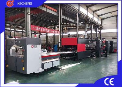 China Bottom Printing Gluer Inline Flexo Printer Slotter Die Cutter for sale