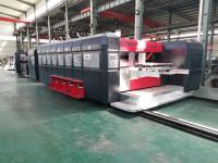 China Bottom Printing Gluer Inline Flexo Printer Slotter Die Cutter for sale