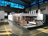 China Corrugated Cardboard Printer Slotter 250pcs / Min Die Cutter Gluer Inline for sale